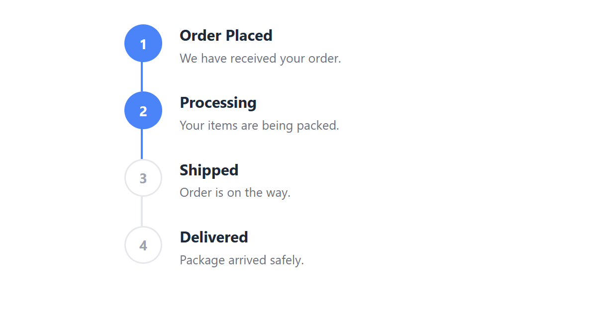 Vertical Step Progress Bar CSS (Code Snippet) - CodeShack