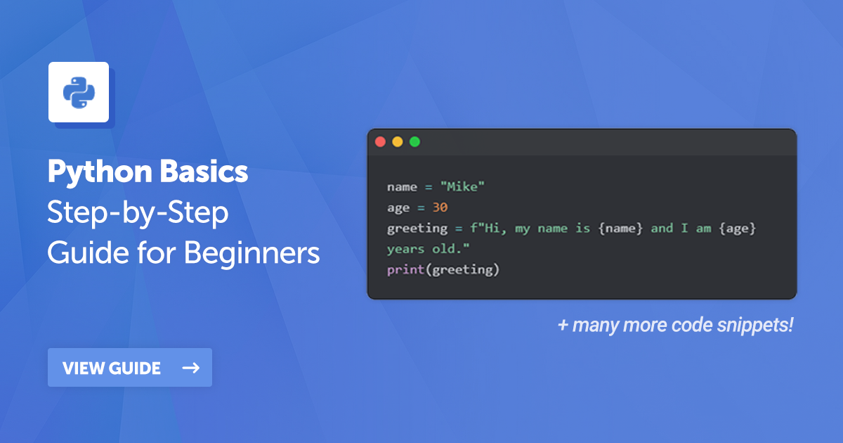 Python Basics: The Complete Step-by-Step Guide for Beginners