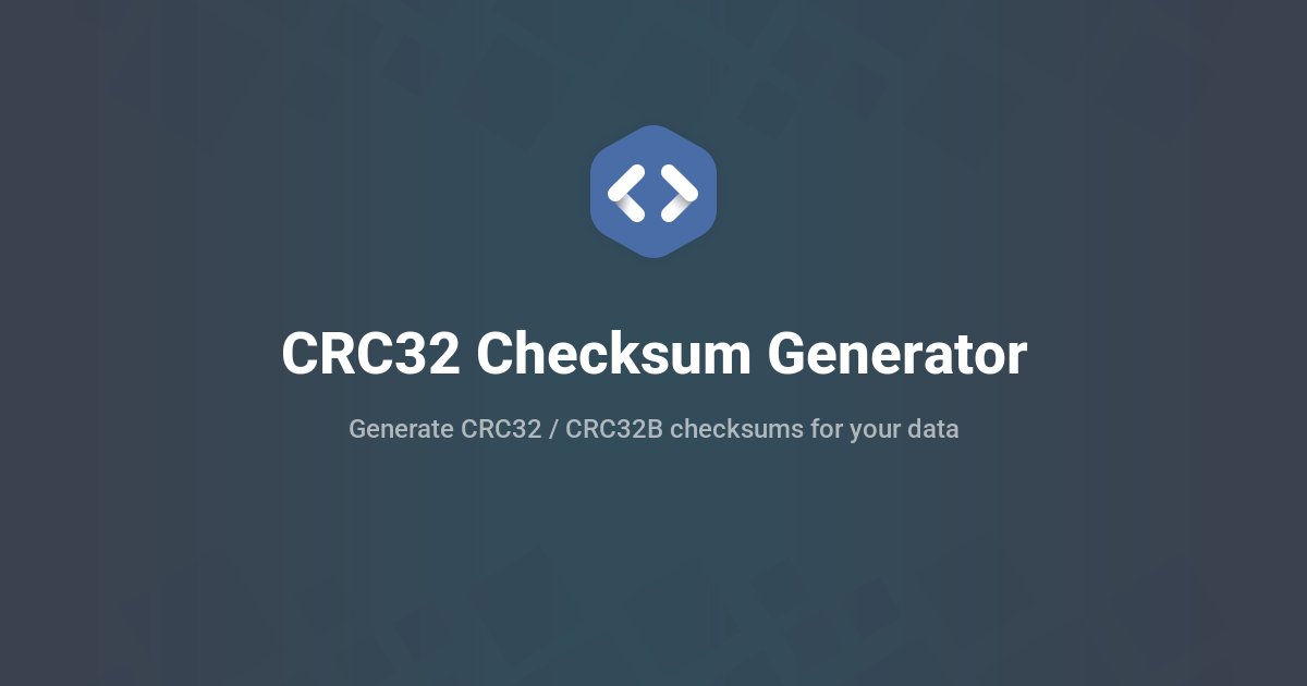 Crc32 Checksum Generator Online Crc32 And Crc32b Calculator 8926