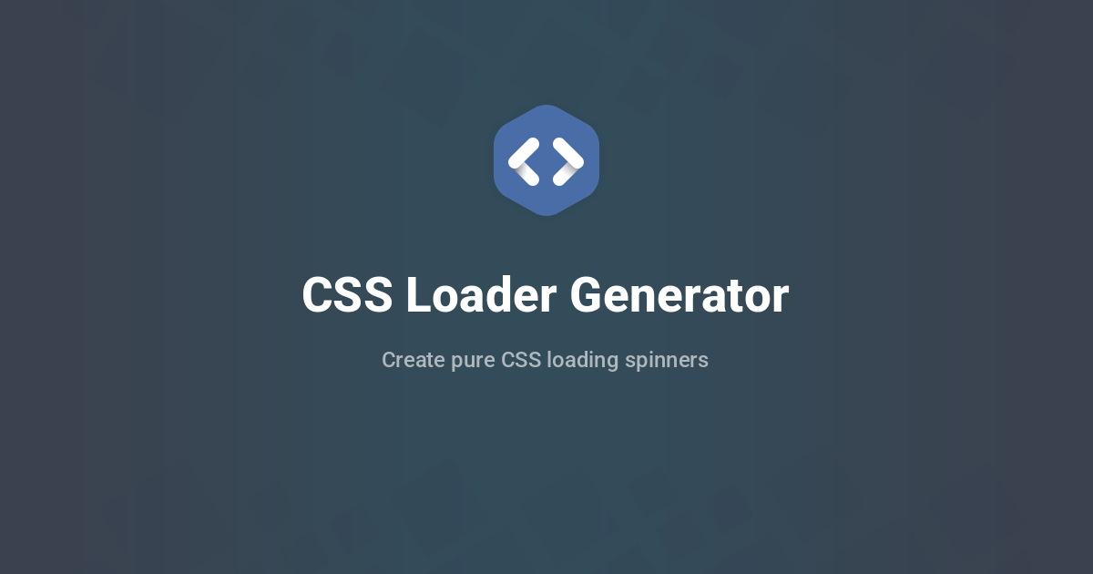 CSS Loader Generator - 16+ Custom Spinners