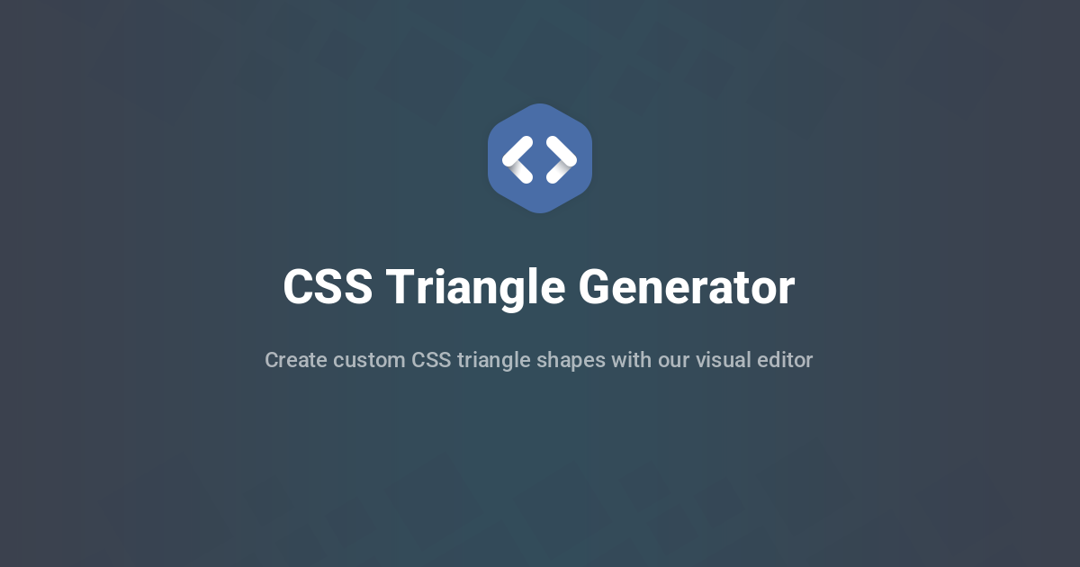 CSS Triangle Generator - Free Online Tool