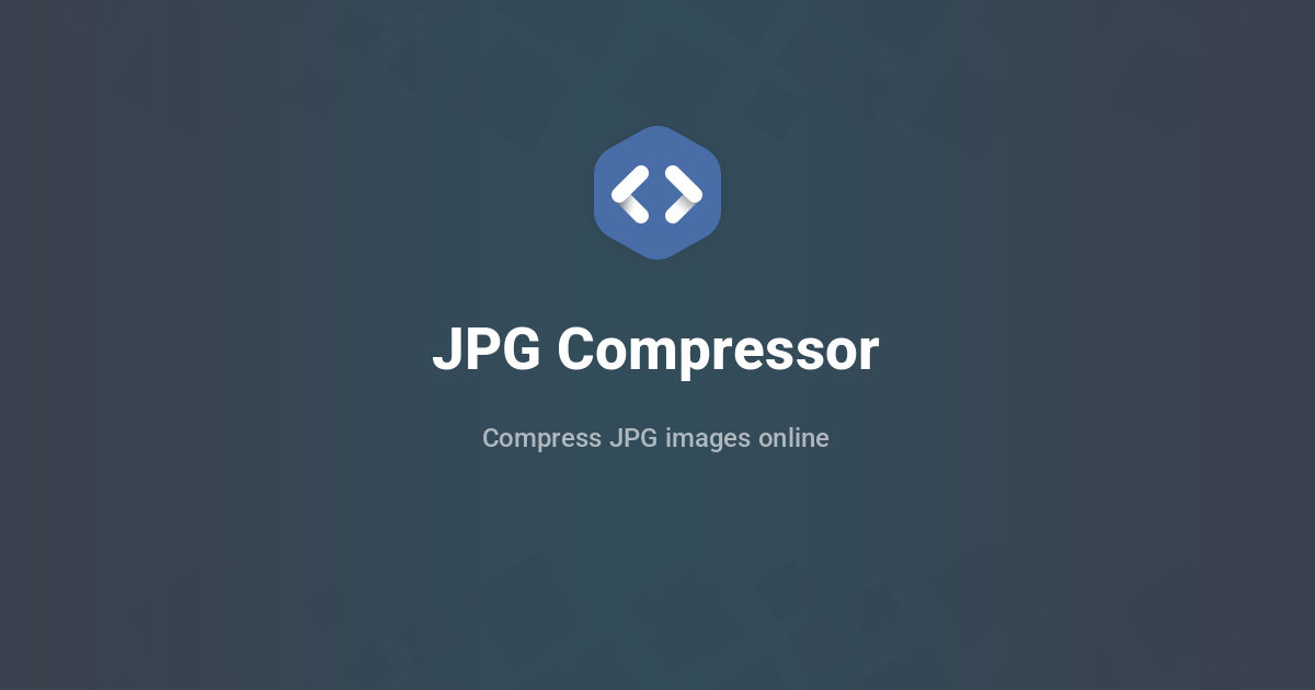 JPG Compressor - Online Image Optimizer