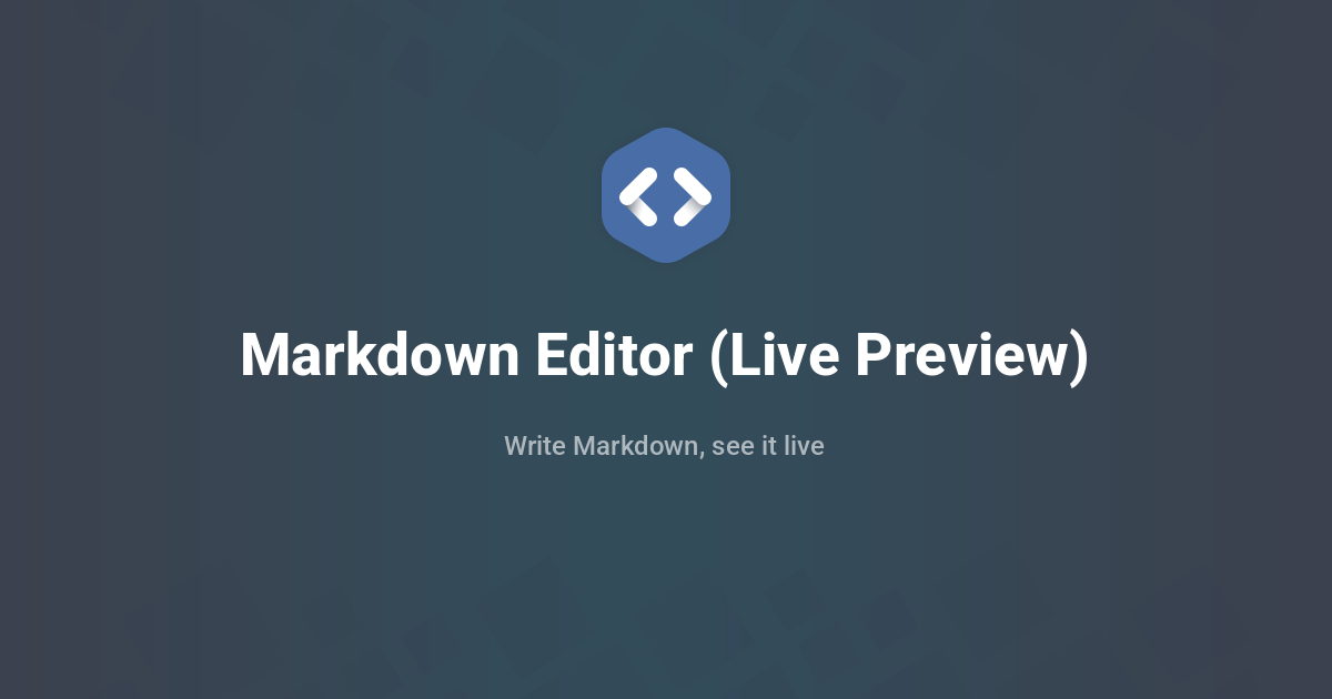 Markdown Editor - Live Preview & HTML Converter