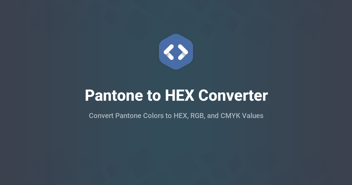 Pantone to HEX Color Converter - Find Digital Color Values Pantone to HEX Color Converter - Find Digital Color Values