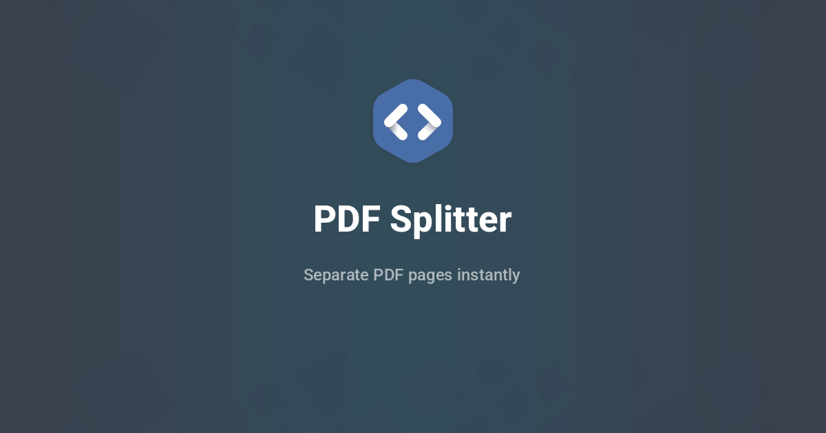 PDF Splitter - Extract Pages from PDF Online