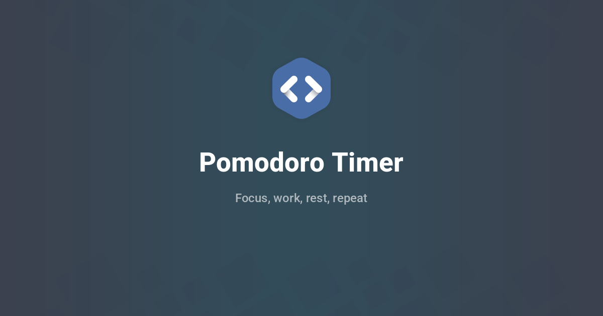 Pomodoro Timer - Online Focus & Productivity Clock