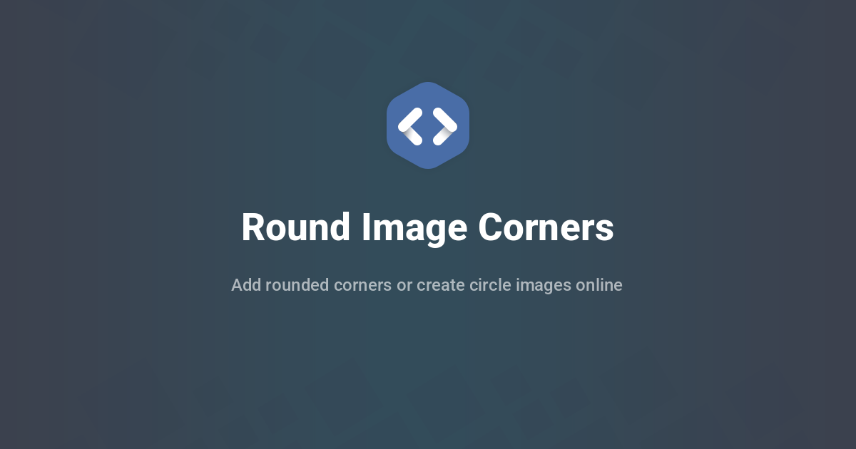 Round Image Corners - Online Photo Editor