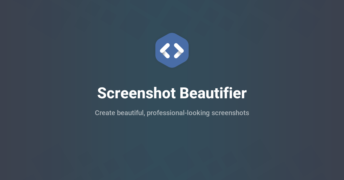 Screenshot Beautifier - Free Online Tool