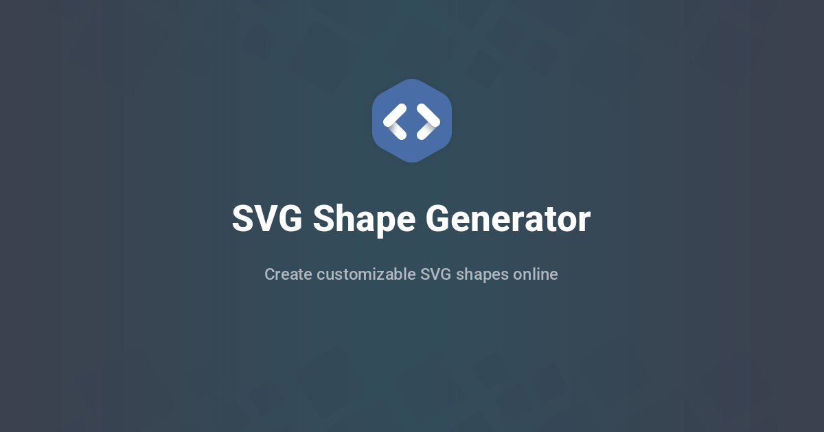 SVG Shape Generator - Create Vector Graphics Online