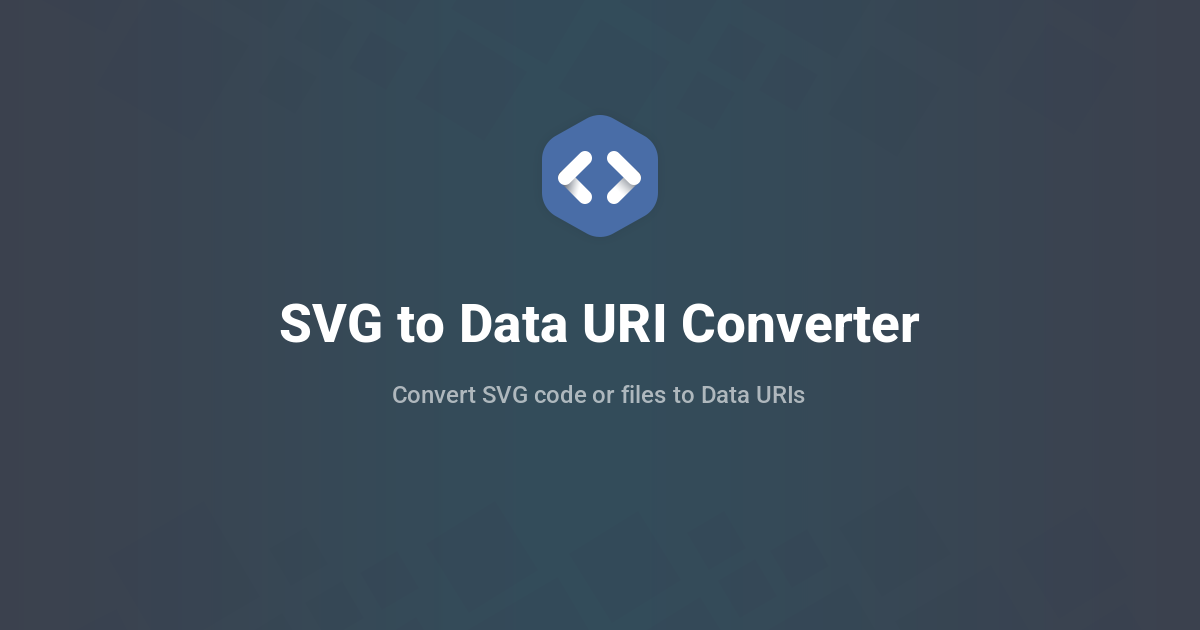 SVG to Data URI Converter - Online Tool