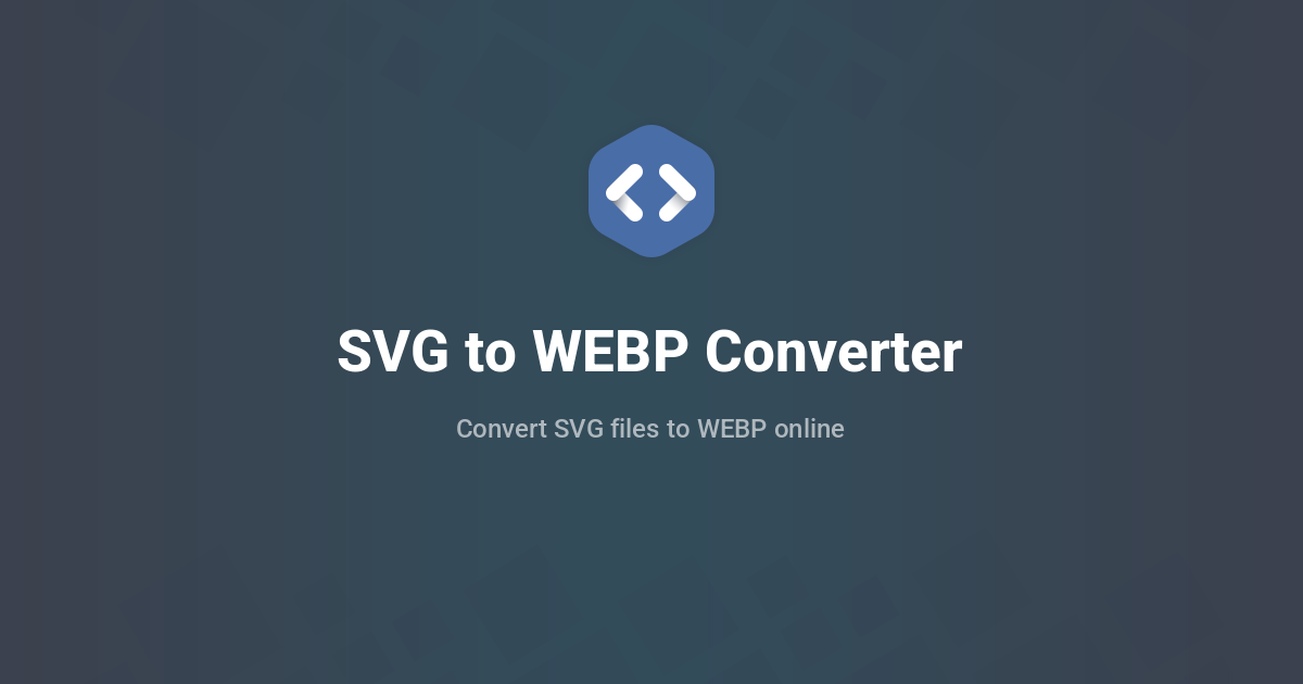 SVG to WEBP Converter - Online Image Optimizer