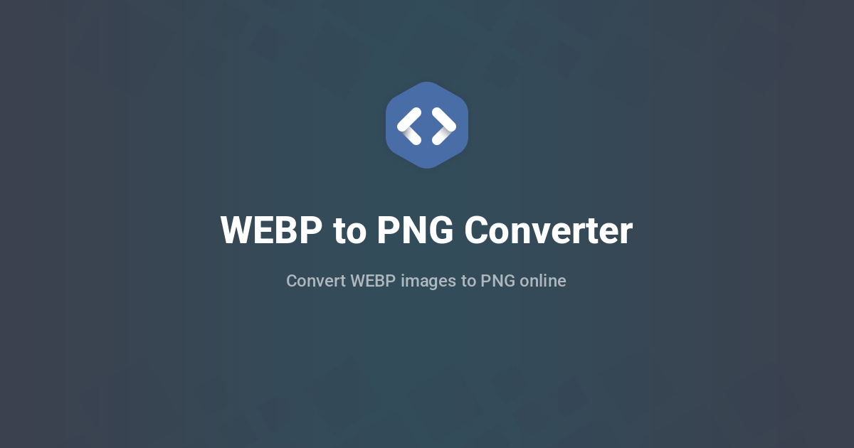 WEBP to PNG Converter - Online Image Converter