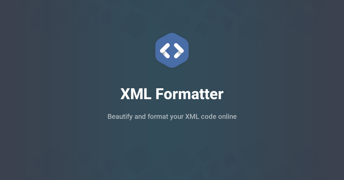 Xml Formatter Beautify And Format Xml Code Online